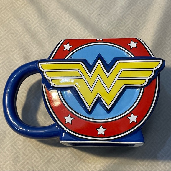 DC Comics | Dining | Wonder Woman Superhero 2oz Ceramic Mug Blue Dc ...